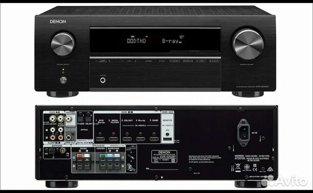 Ресивер Denon AVR-X250BT ultra HD 4K bluetooth купить в Красноярске с ...