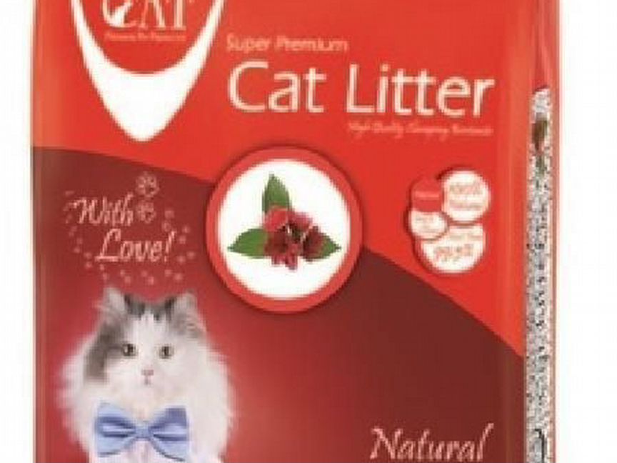 Van Cat Комкующийся наполнитель 100проц. Натуральн