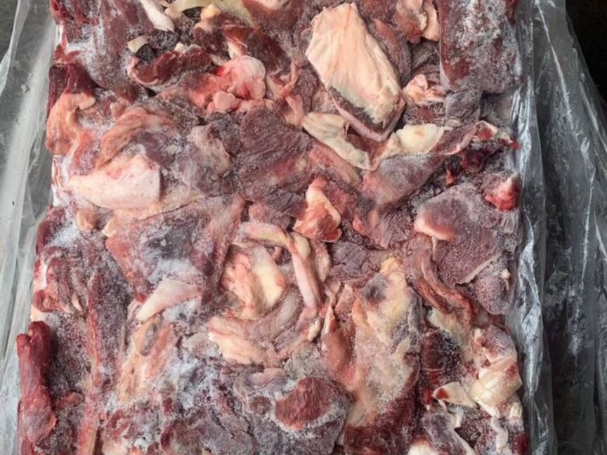 Мясная обрезь говядина для собак