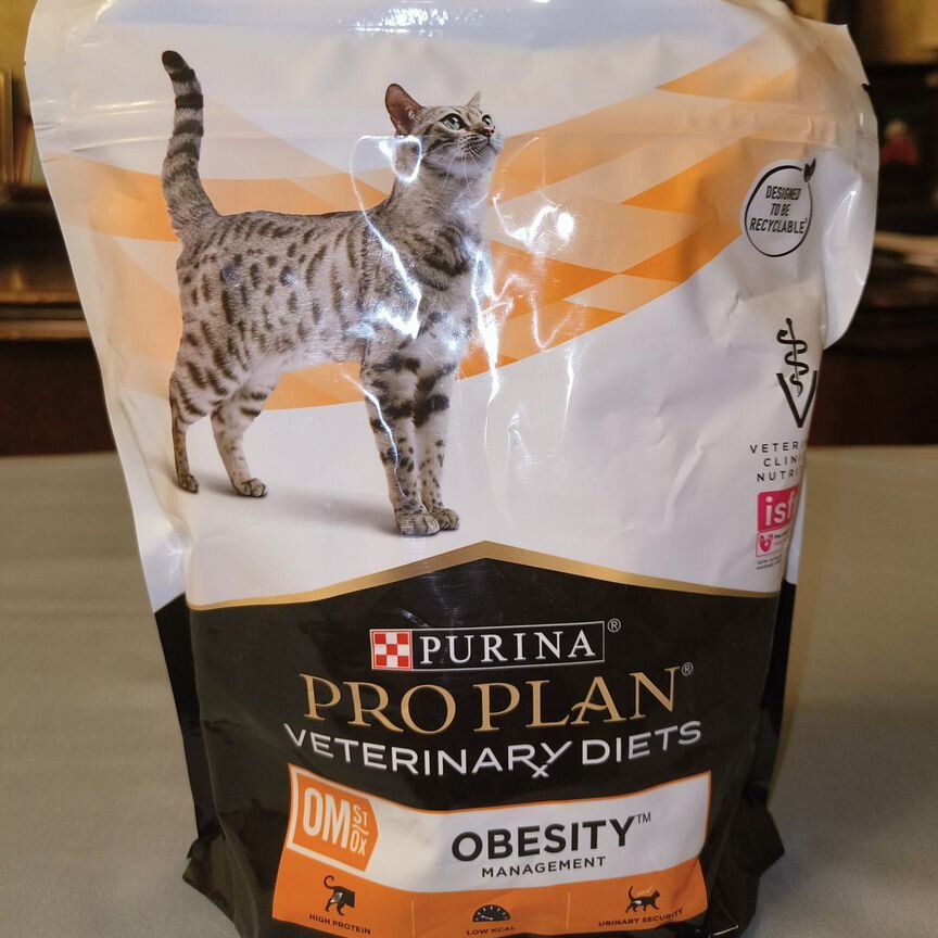 Сухой корм для кошек Pro Plan OM St/Ox Obesity при