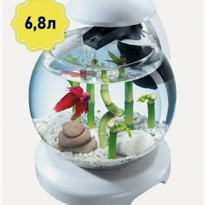 Аквариум Tetra Cascade Globe White 6,8л круглый