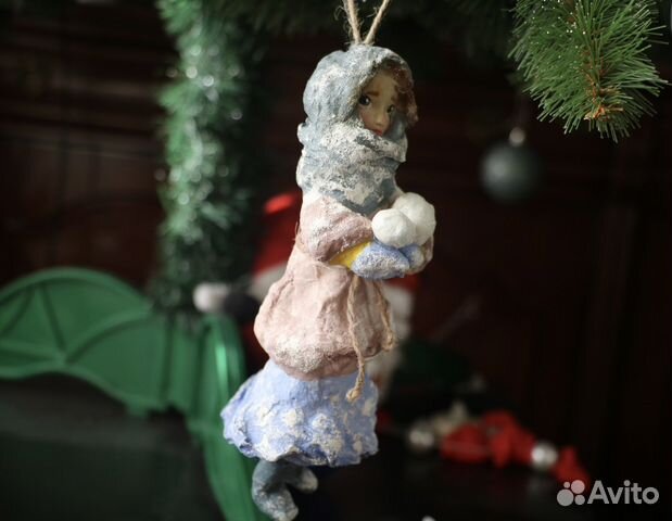 Ватная елочная игрушка купить в Москве Хобби и отдых Авито