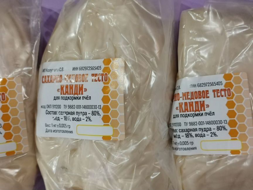 Медово сахарная подкормка для пчел
