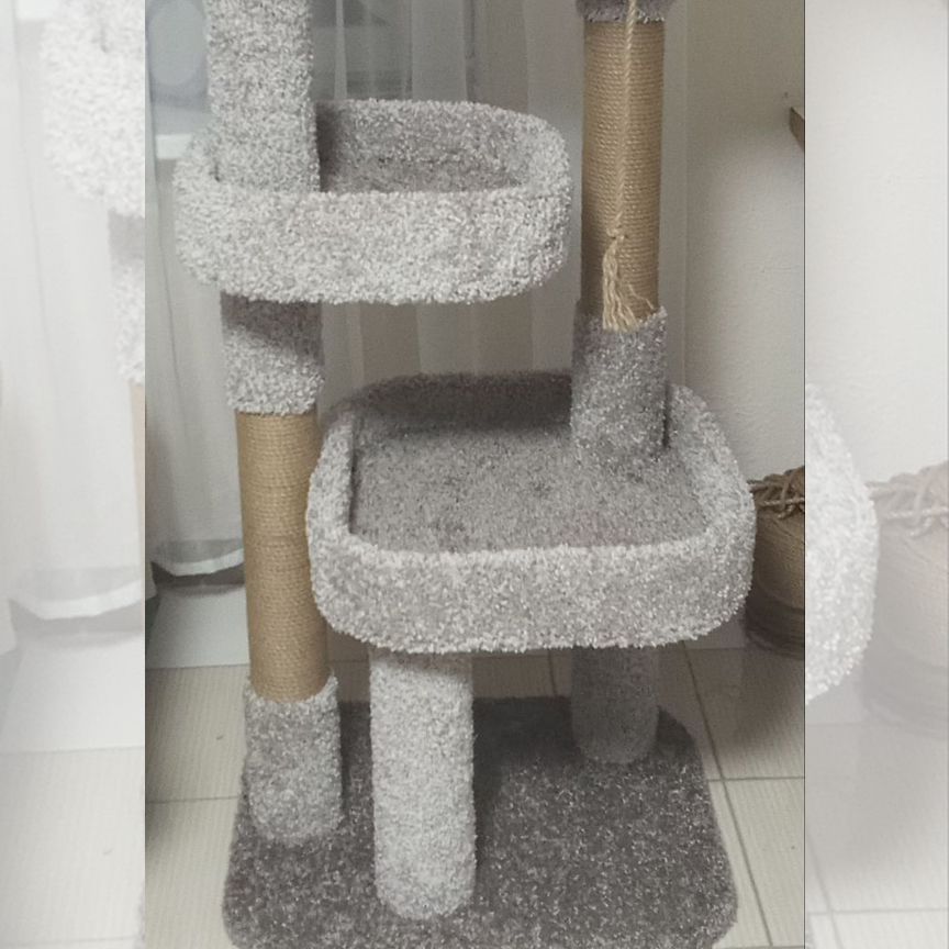 Когтеточка домик для кошки новая