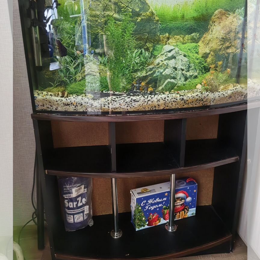 Аквариум с тумбой 100л