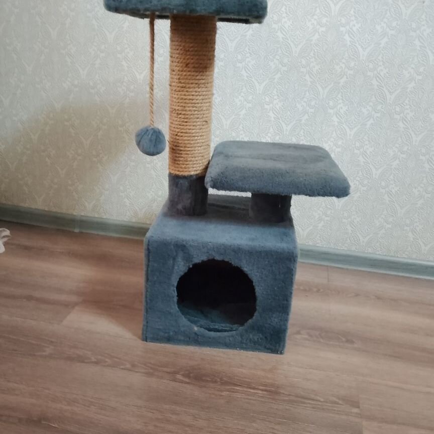 Домик для кошки с когтеточкой