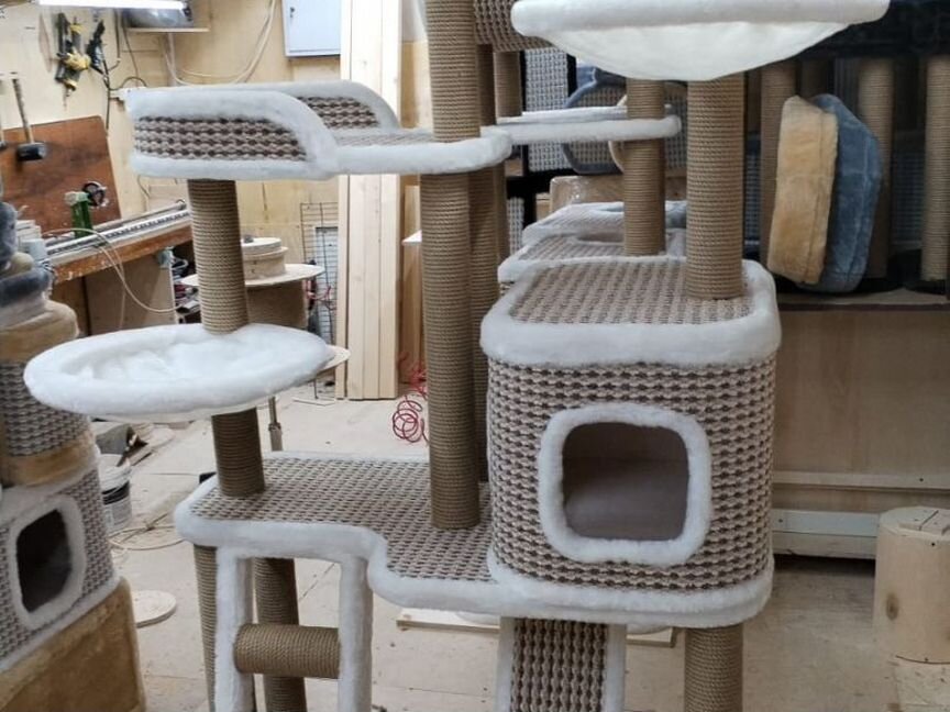 Когтеточка домик для кошки