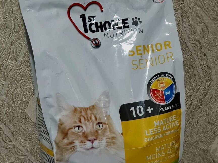 Корм для кошек 1st choice Mature or Less Active