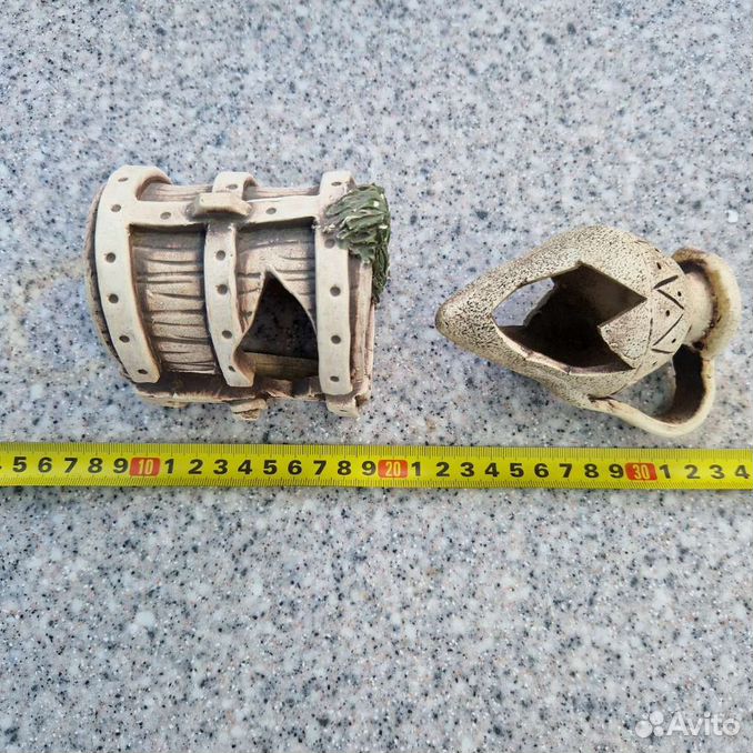 Украшение декор в аквариум из керамики бу