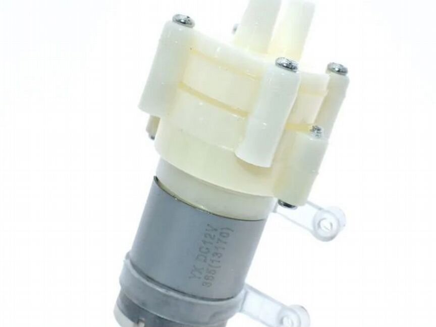 Мембранный насос для аквариума+блок питания+кнопка