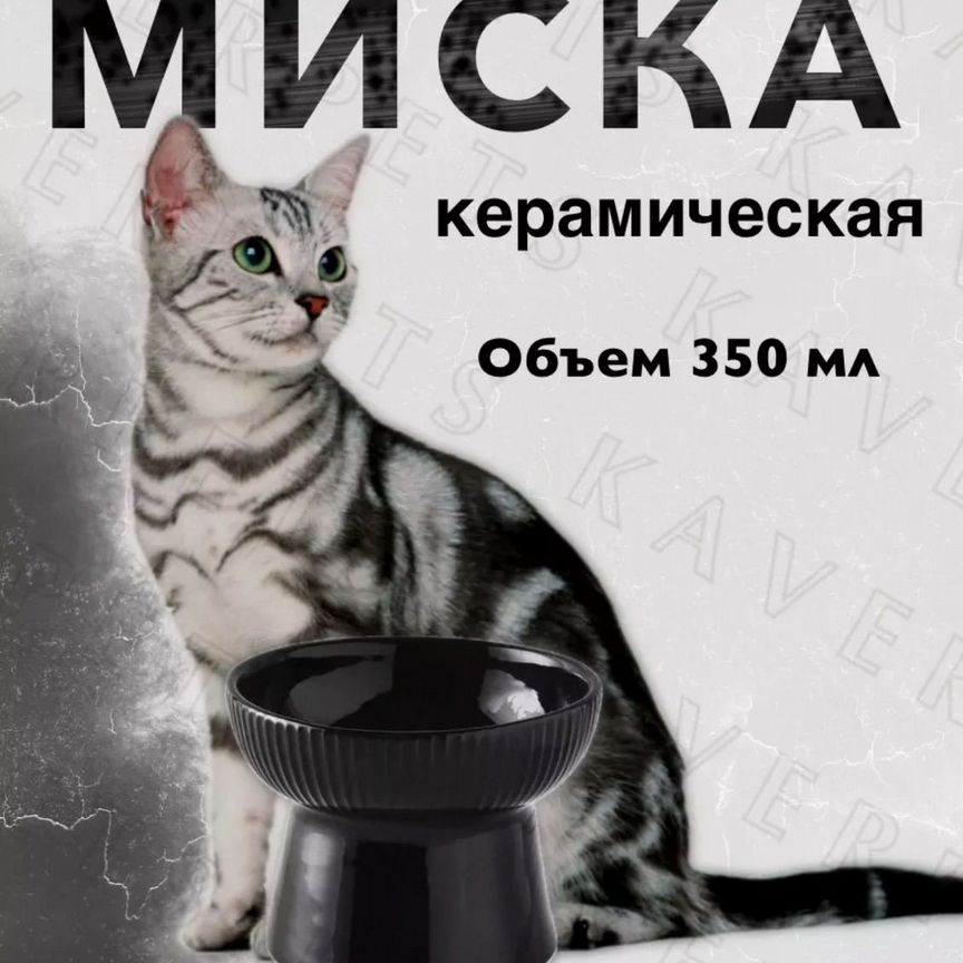 Миска керамическая для кошек