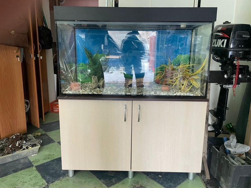 Аквариум с тумбой 340 л