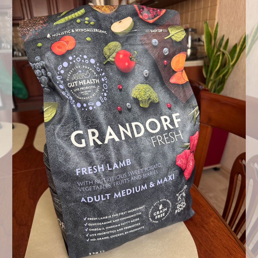 Корм для собак grandorf fresh 3 кг