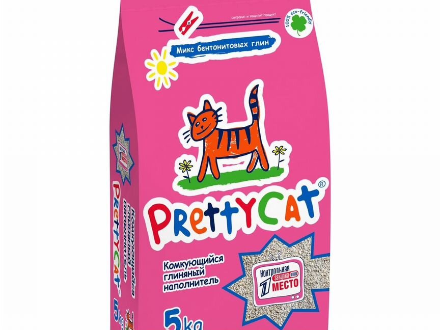 PrettyCat комкующийся наполнитель