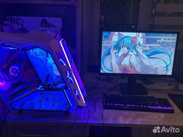 Игровой пк в аниме стиле RTX 3080 + водянка купить в Москве ...