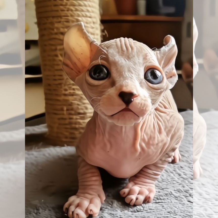 Канадский сфинкс котёнок