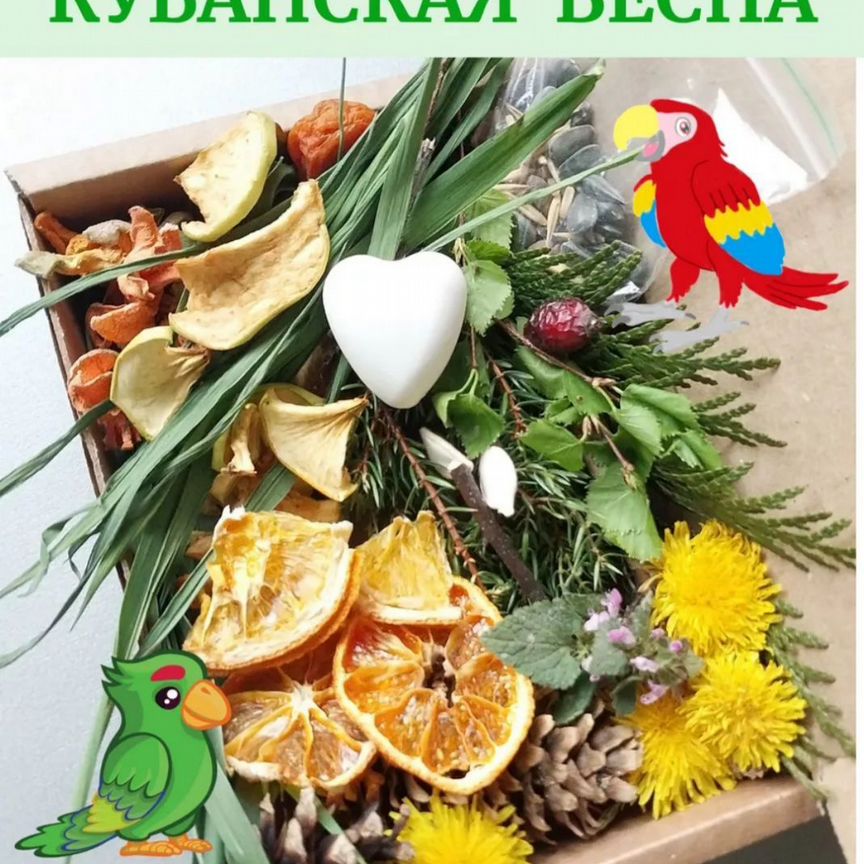 Копошилка для попугаев