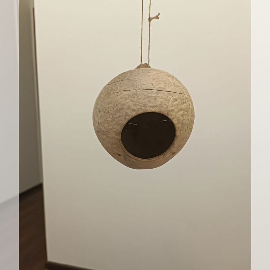 Гнездо из кокоса для мелких и средних птиц