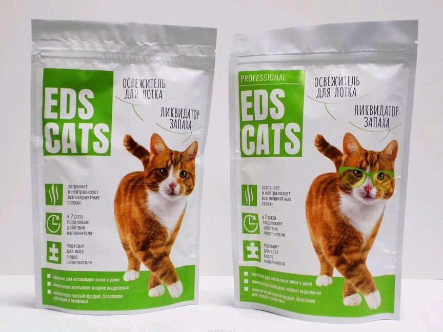 Освежитель, Ликвидатор запаха eds cats для кошачье