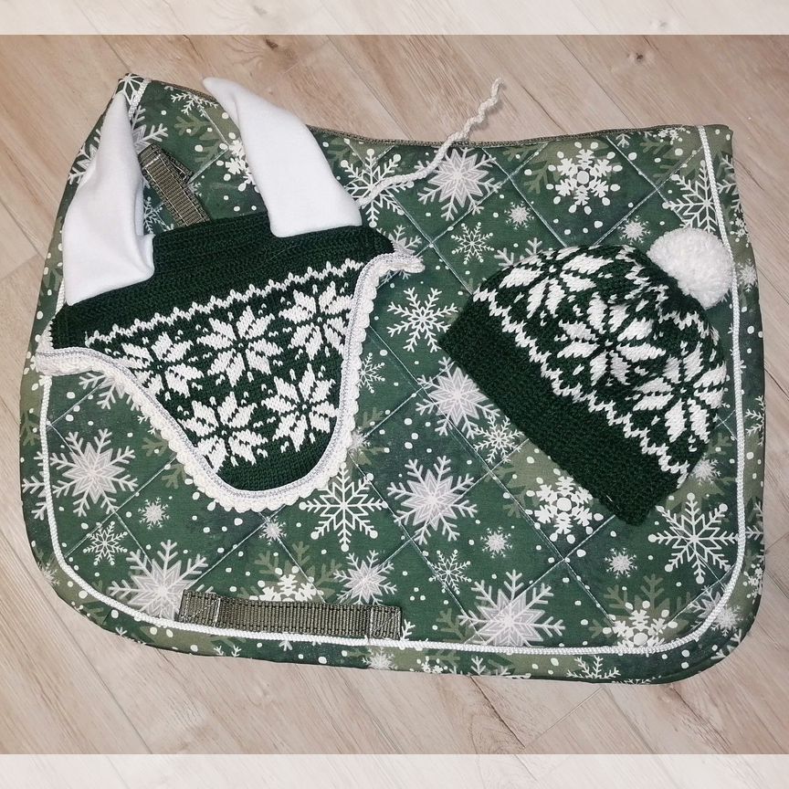 Новогодний набор для лошади и всадника