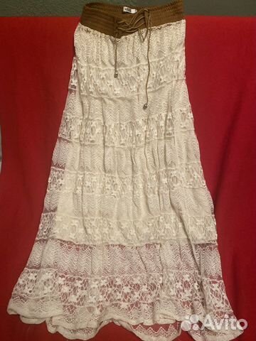 Юбка кружевная макси купить в Москве | Личные вещи | Авито