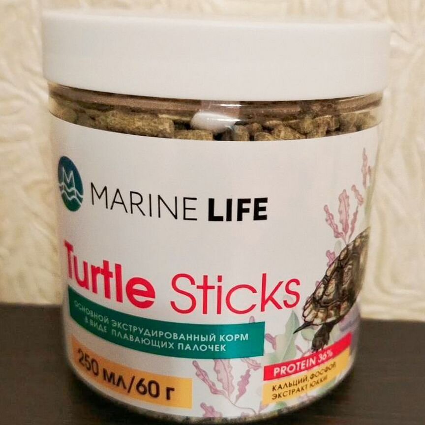Корм для краснаухих черепах,Turtle Sticks''