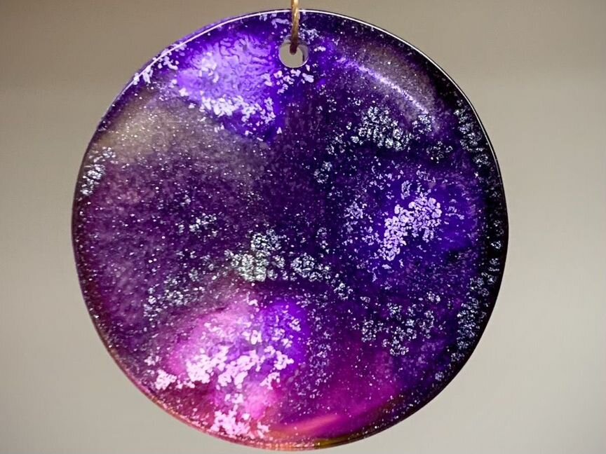 Адресник для собак из эпоксидной смолы