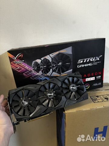 RX 480 8Gb Asus Rog Strix OC купить в Москве | Электроника | Авито