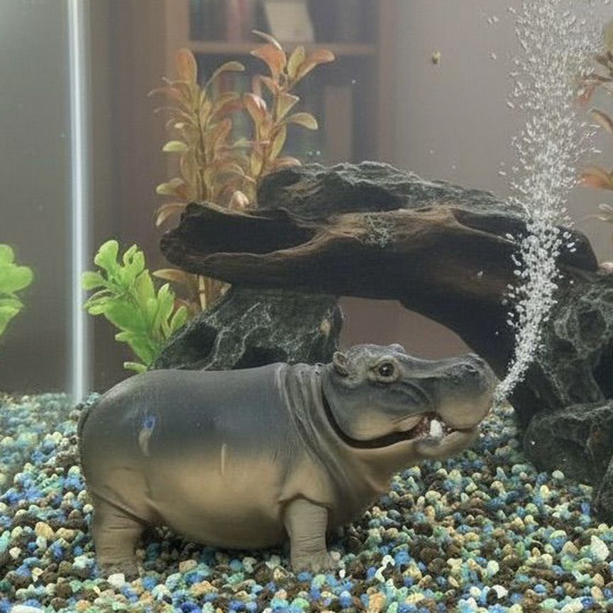 Декорация с распылителем аэратор для аквариума