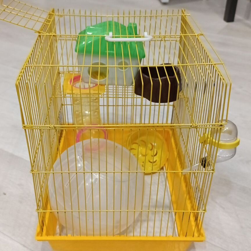 Клетка для хомяка и доп. вещи