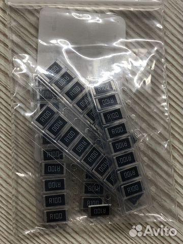 SMD резистор R100 2512/ 0.1Ом/ 1Вт/ 1% купить в Брянске | Электроника ...