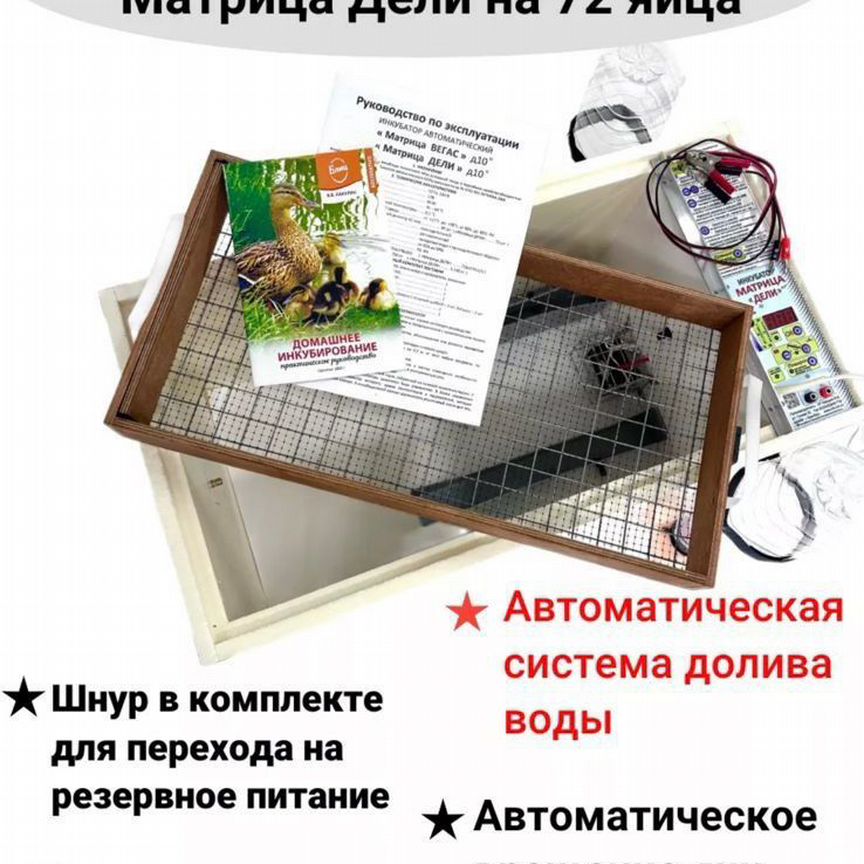 Инкубатор матрица дели