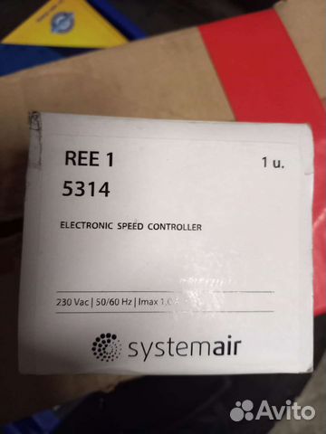 Регулятор скорости Systemair REE1 купить в Москве | Товары для дома и ...