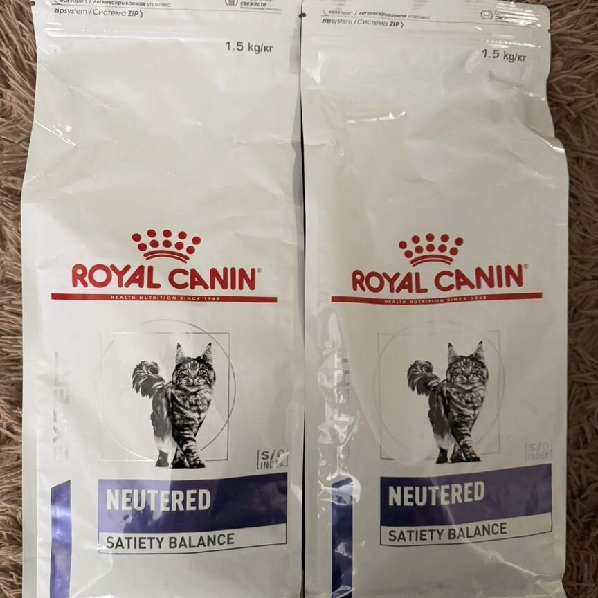 Корм для кошек royal canin neutered 1,5 кг