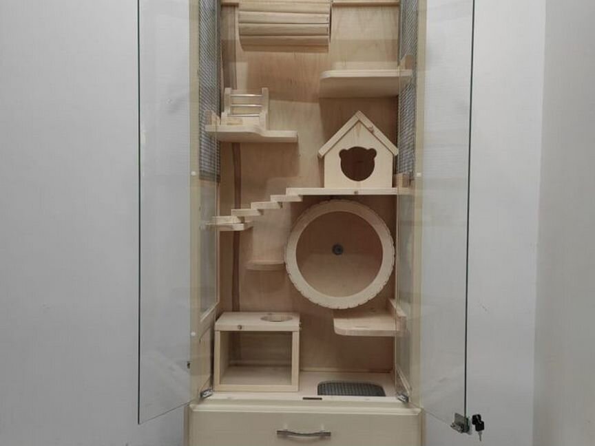 Витрина для шиншиллы, белки, ласки, бурундука, дег