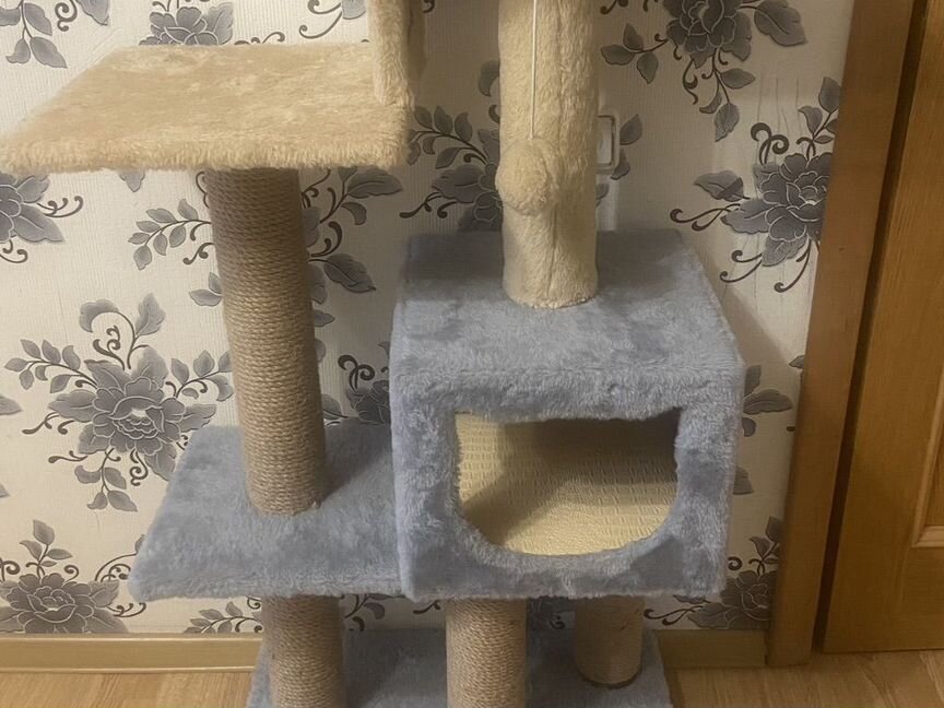 Когтеточка домик для кошки бу