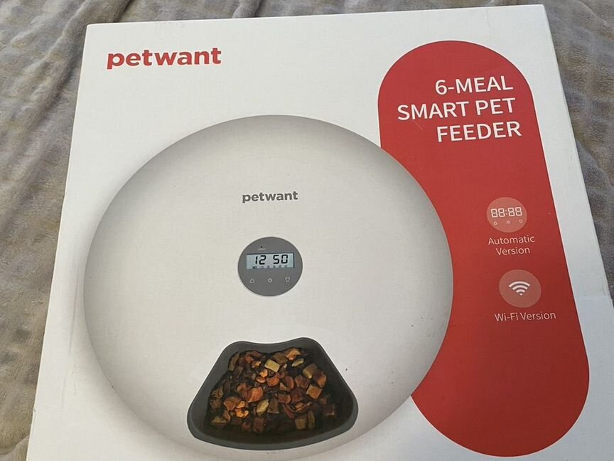 Автокормушка petwant 6 кормлений
