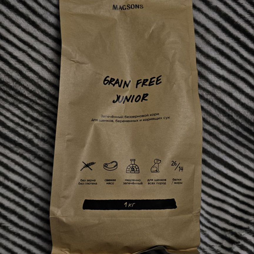 Корм grain free junior magsons