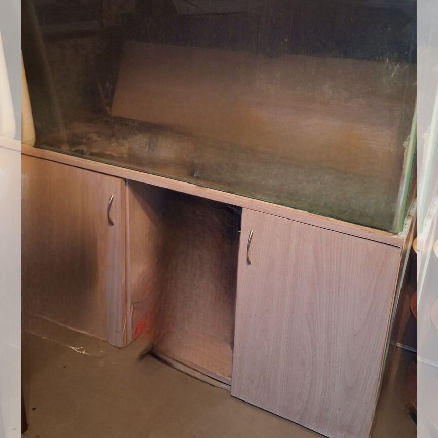 Аквариум с тумбой 450 литров б/у