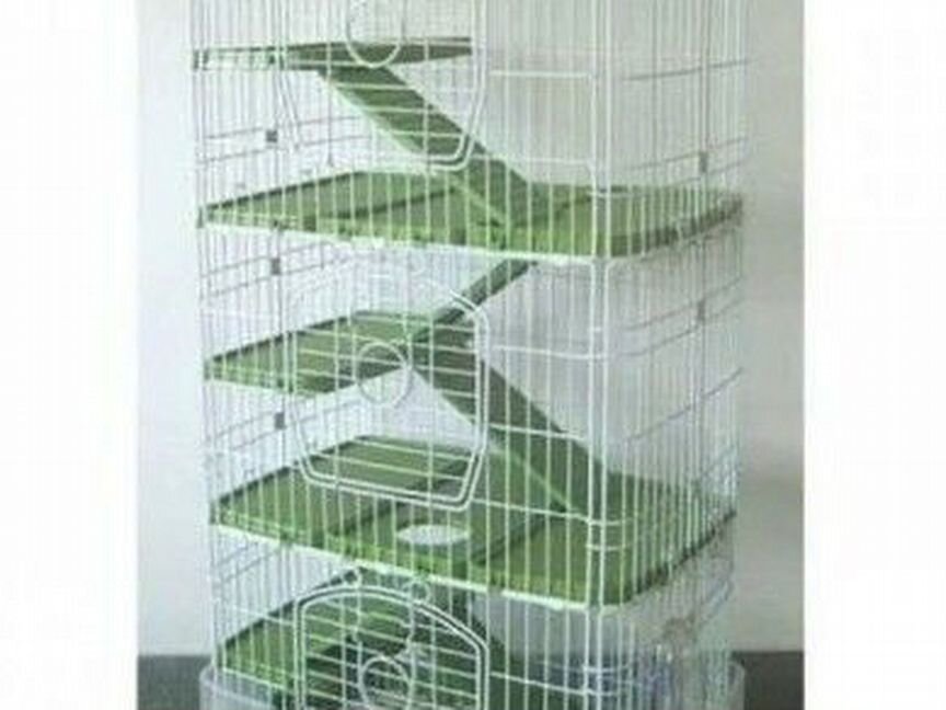 Синяя клетка для хорьков