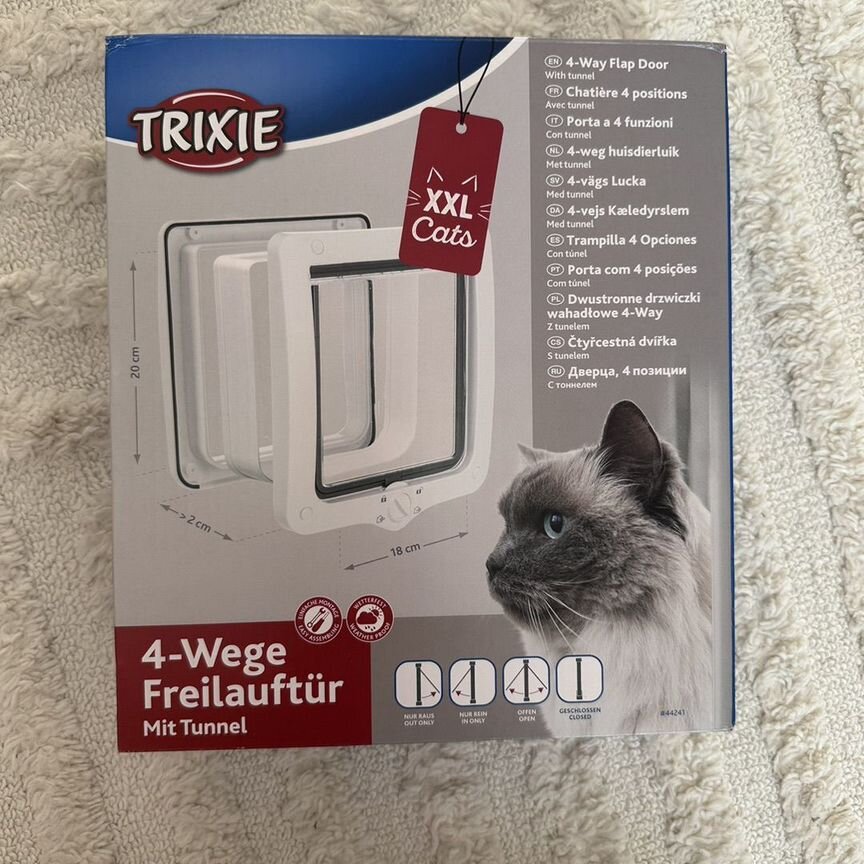 Дверца для кошек trixie xl