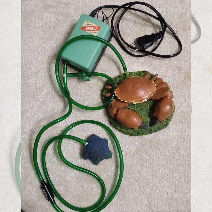 Компрессор для аквариума и пузырьковые фигурки