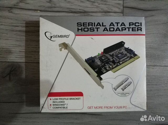 Адаптер Serial ATA PCI Host Adapter купить в Москве | Электроника | Авито