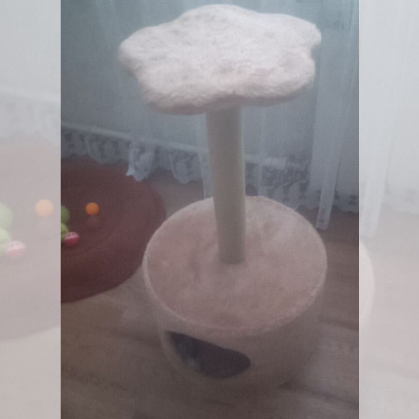 Домик для кошки с когтеточкой