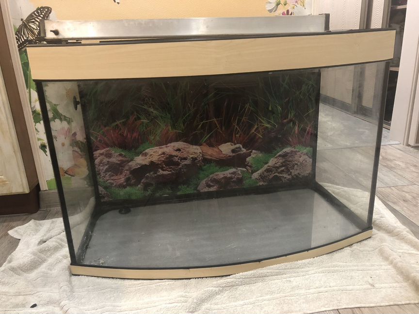 Аквариум панорамный 140 литров