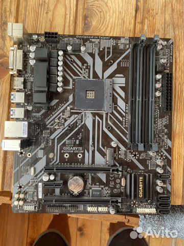 Материнская плата gigabyte b450m ds3h купить в Рязани | Электроника | Авито