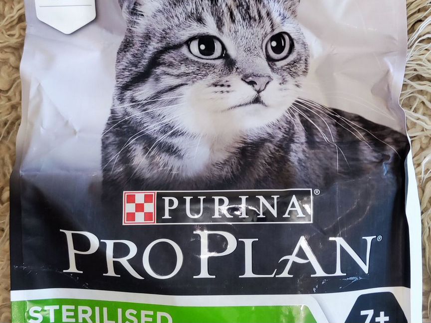 Корм кошачий Purina ProPlan Sterilised 3кг,индейка