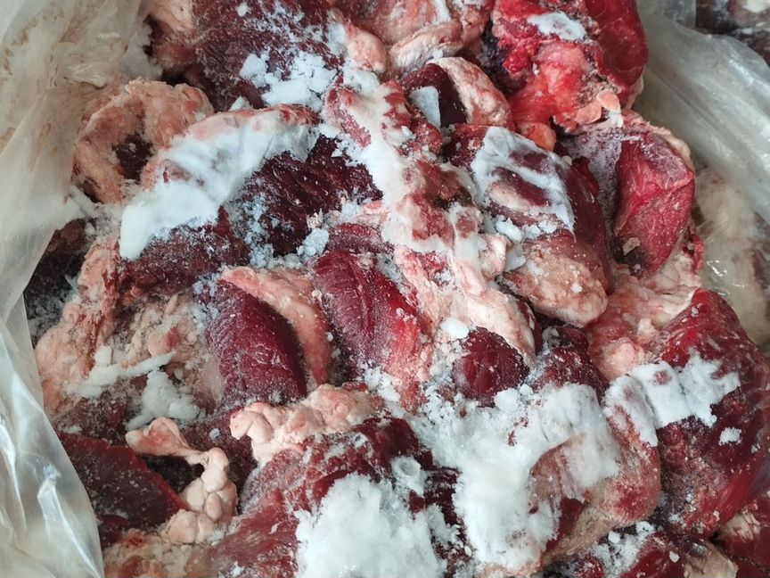 Обрезь говяжья для собак