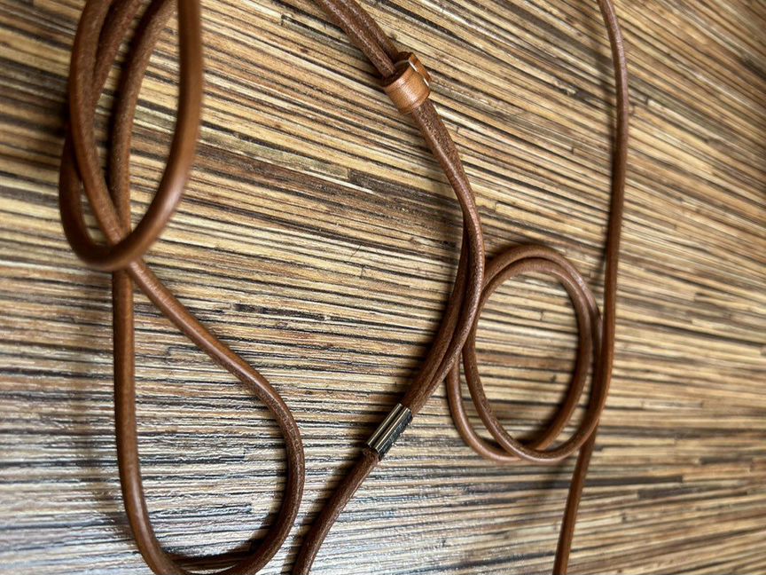 Ринговка для собак, кожаная, 143 см