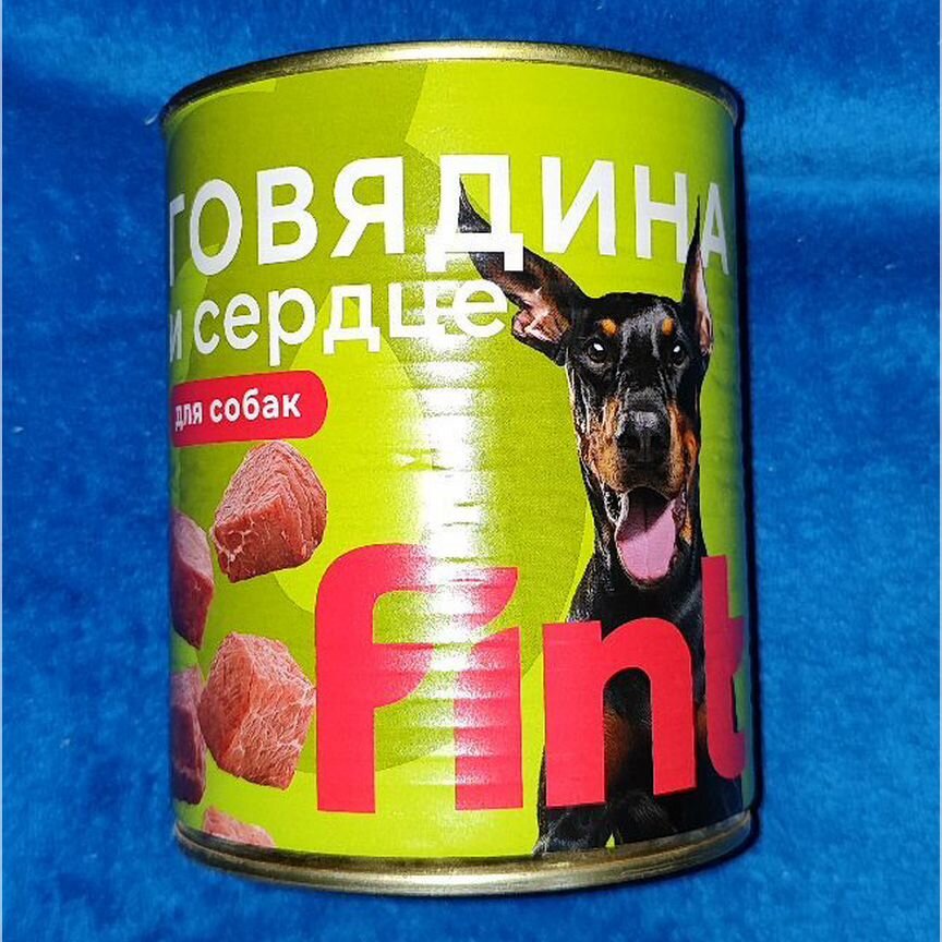 Влажный корм fint для собак